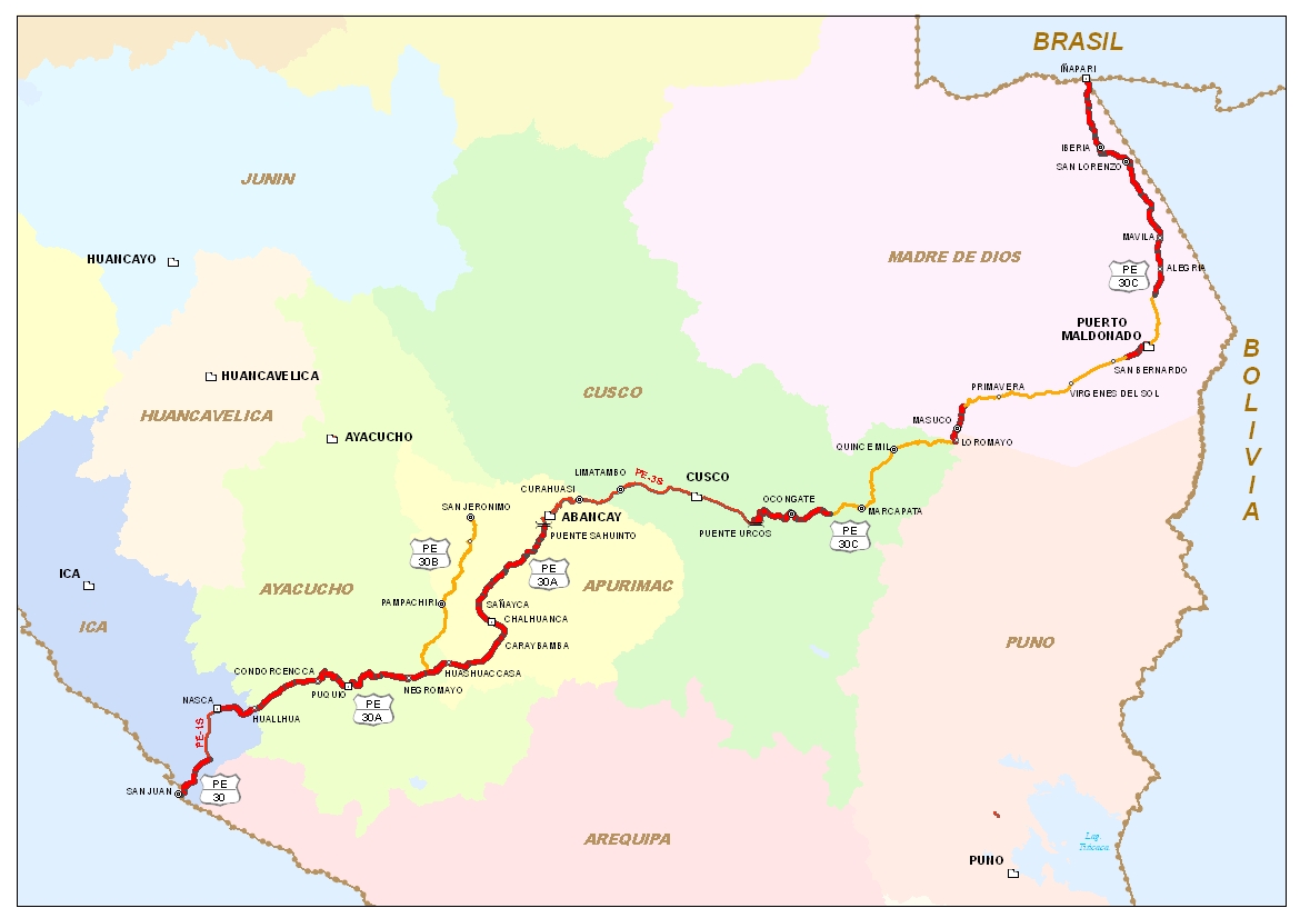 Por las Rutas del Perú: PE - 30 - Transversal