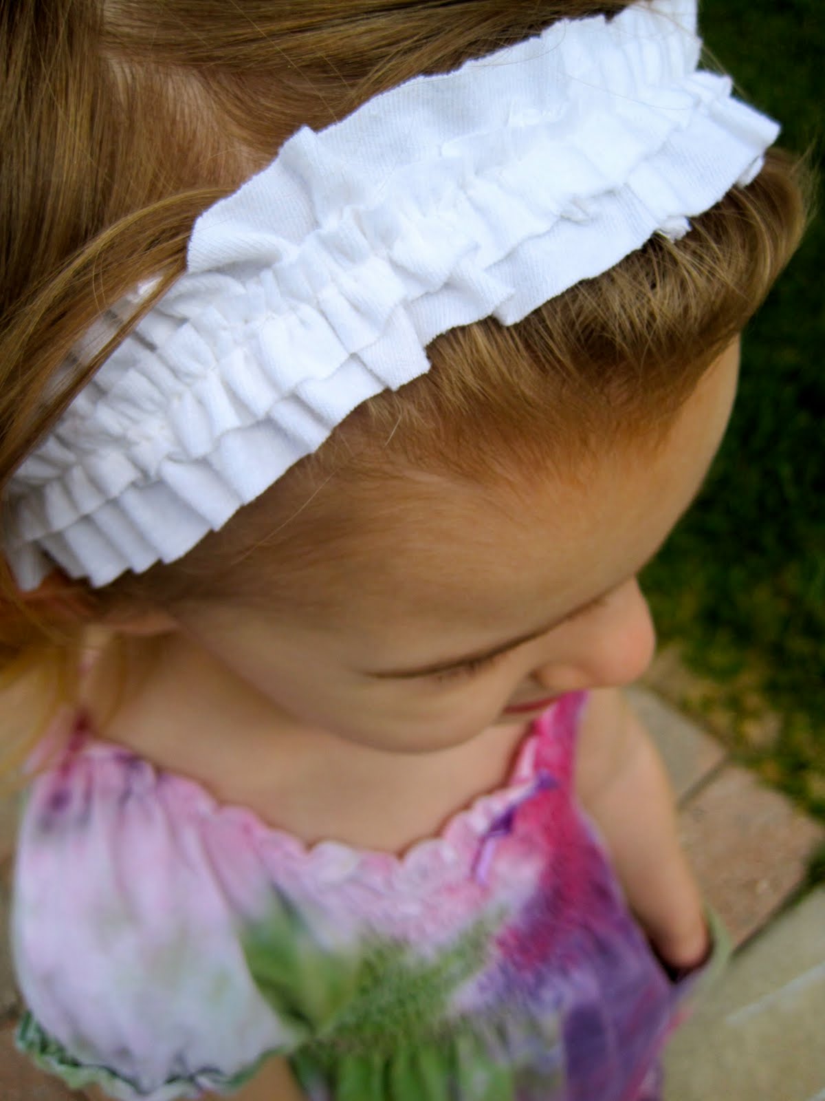 Lu Bird Baby: Ruffle Headband Tutorial