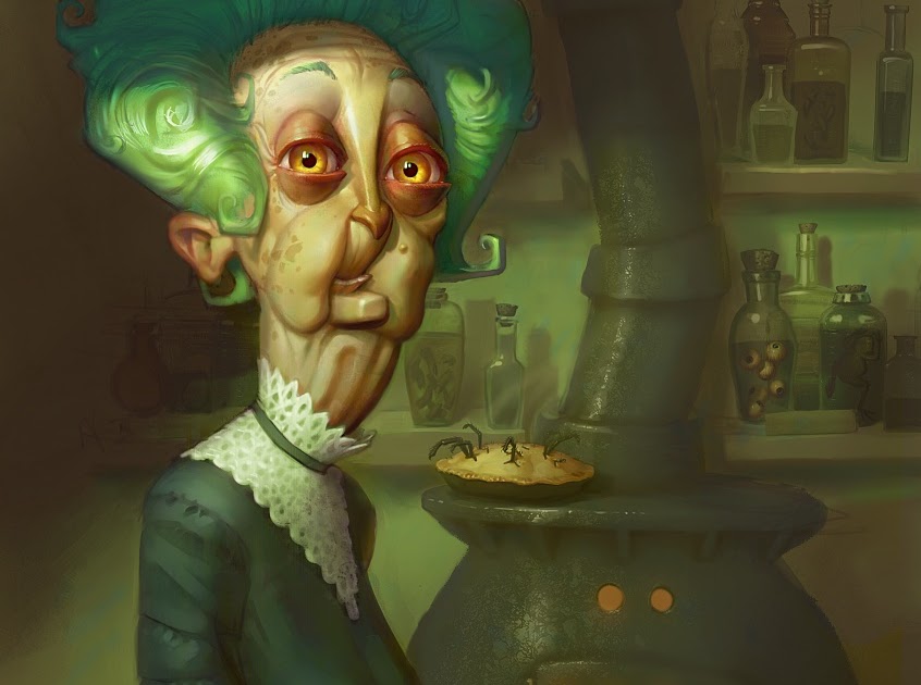 Sam's Tasty Art: Old Witch