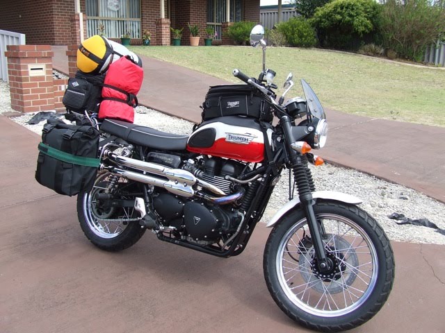 Custom and Chopper Motorcycles and Parts: Touring Triumph Scrambler