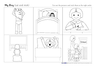 ENGLISH IS FUN: DAILY ROUTINE SEQUENCING CARDS