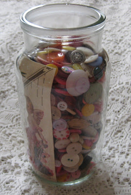 The Button Jar on My Desk