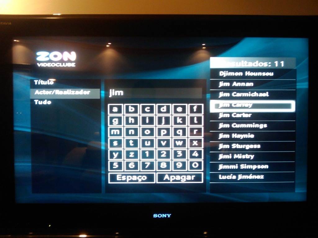 Interface da nova Zon Box | Aberto até de Madrugada