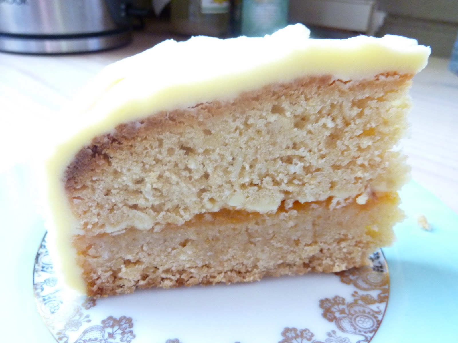 The Pudding Pimp: Andy's Birthday Cake - Coconut and White Chocolate ...