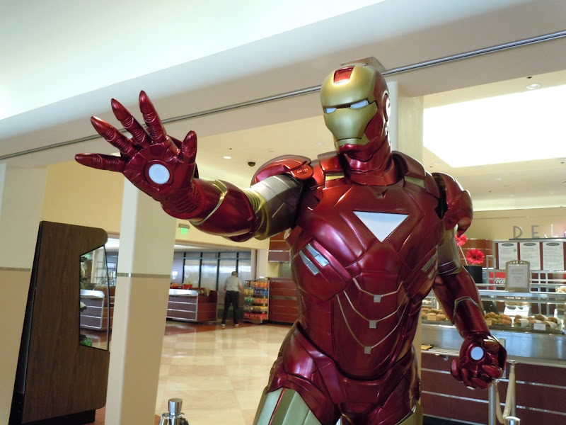 Hollywood Movie Costumes and Props: Iron Man 2 suit on display ...