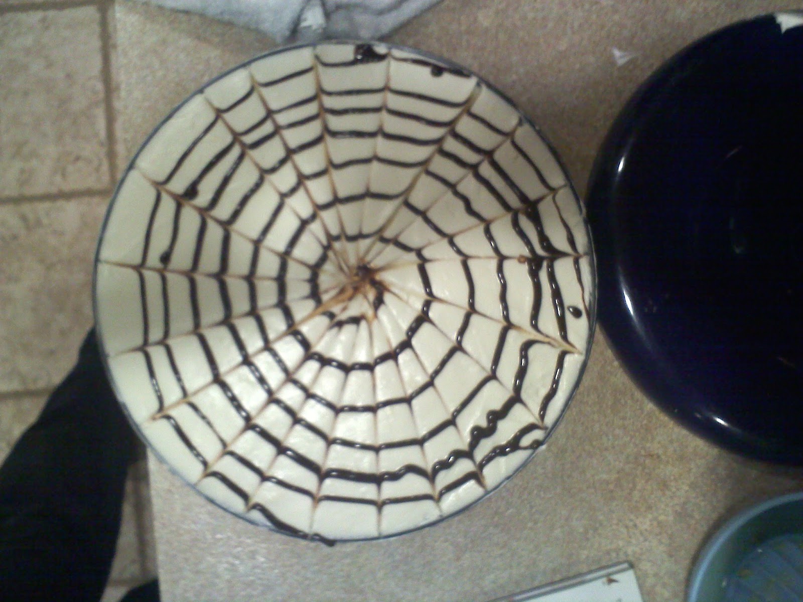 Homemade on Long Island: No Bake Spider Cheesecake