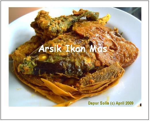 ** DAPUR SOLIA **: Arsik Ikan Mas ~ Masakan Khas Batak Toba