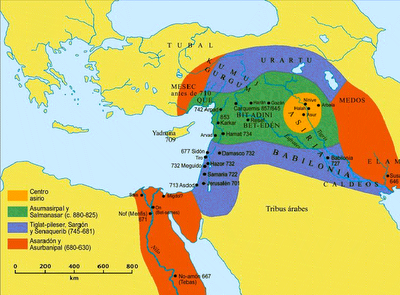Império Assírio - Mapas Bíblicos