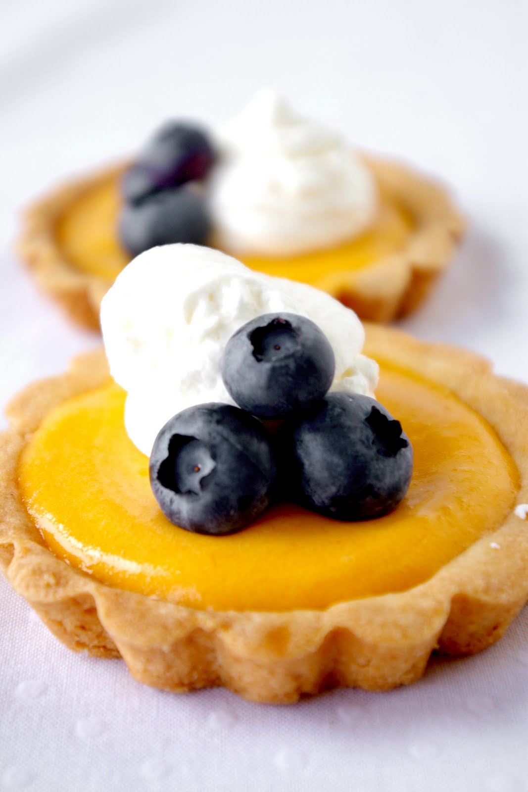 These Peas are Hollow: Mango Curd Tartlets