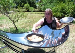 Aardskip - Earthship: Son oond - Solar oven
