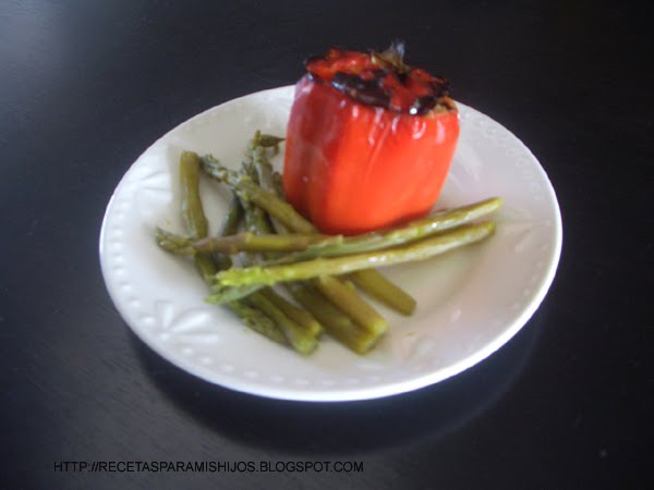 Recetario Spanglish para mis hijos: Ajíes rellenos con carne