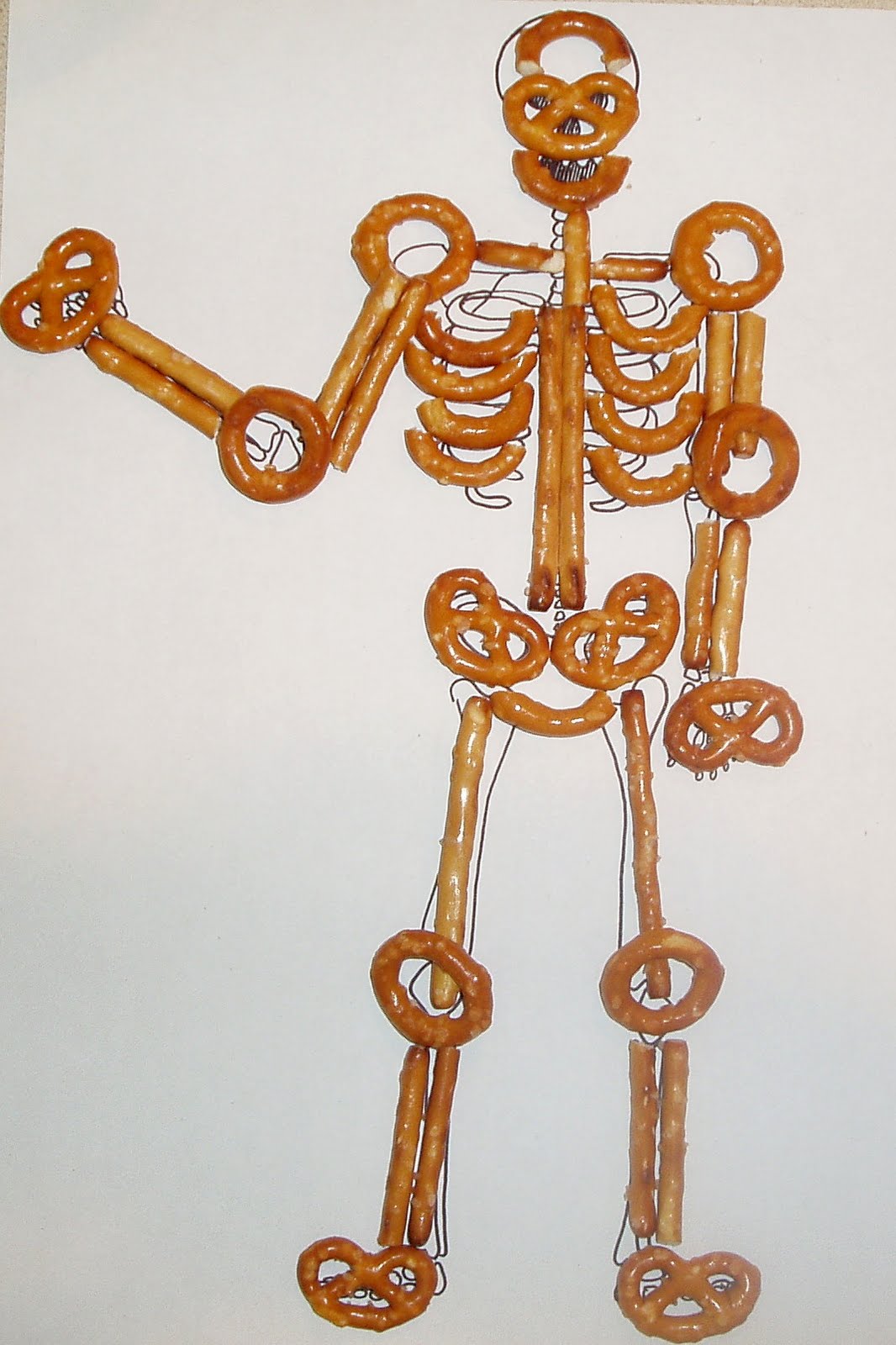 Amber's Recipes: Pretzel Skeleton