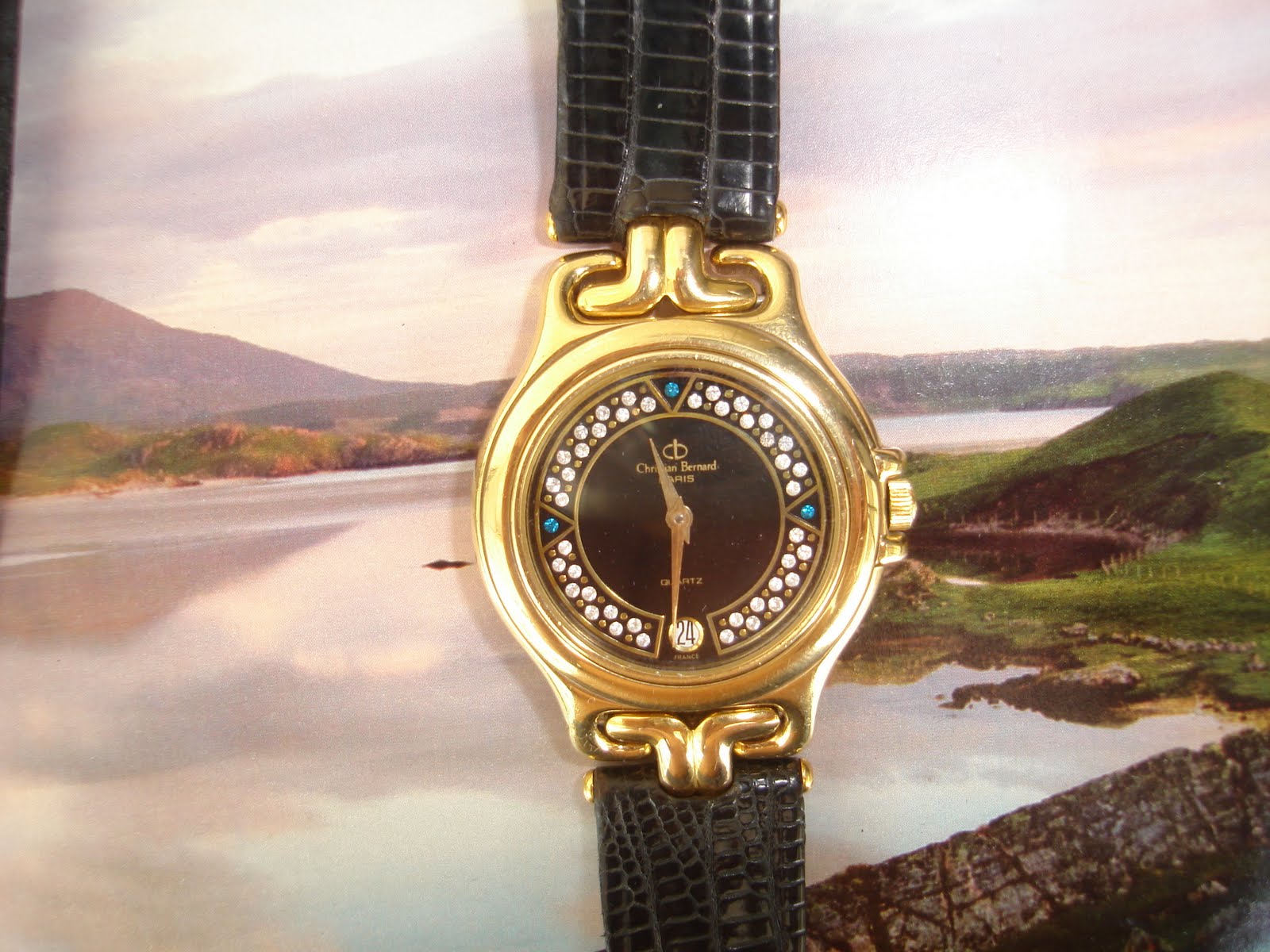 vintage watches: Christian Bernard 18k goldplated rm190