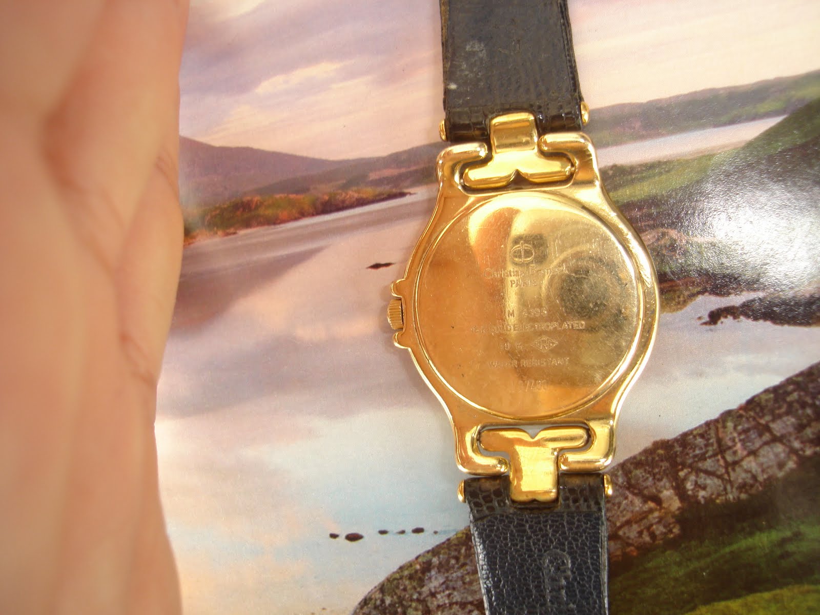 vintage watches: Christian Bernard 18k goldplated rm190