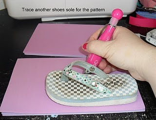 One Craftalicous Momma: Flip Flops From Scratch