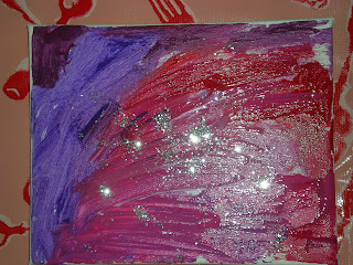 The Traveling Art Teacher: Reece's Purplicious Painting and Parfait Party