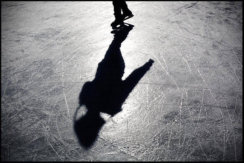 ice skating shadows… – Katie Barnes