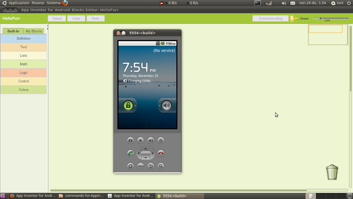 LINUX PER TUTTI (2): Google App Inventor per Android in Ubuntu