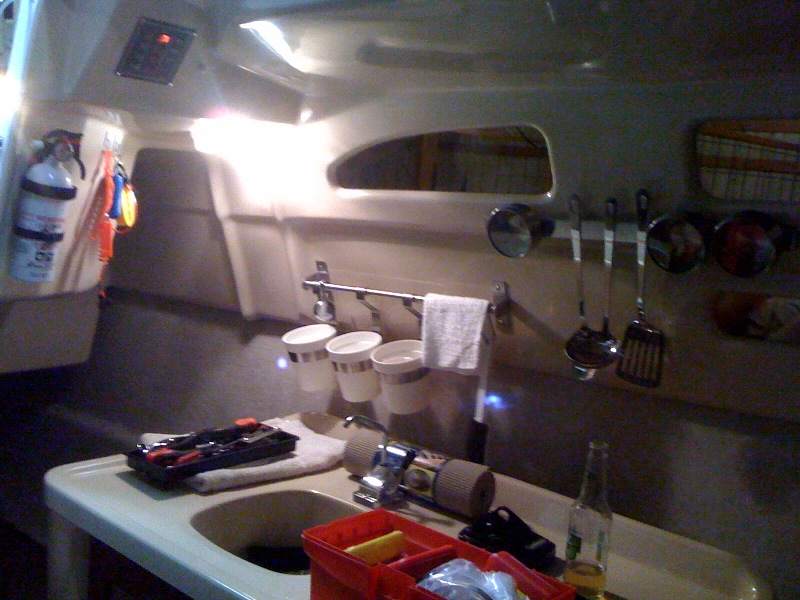 MacGregor 26M Sail Log: Basic Galley mods