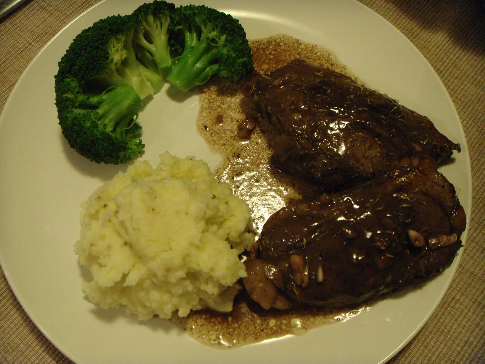 Welcome to my Blog ♡: Marinated grilled lamb rump steak with mashed ...