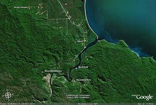 Bloomfield River Real Estate: Aerial view of Bloomfield River