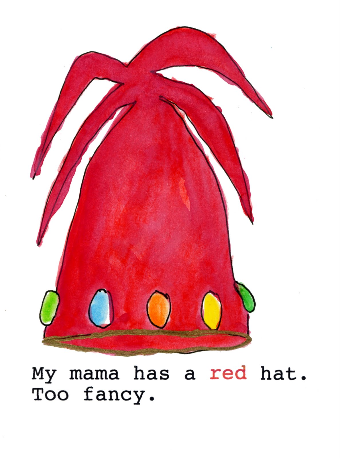 hen.pecked: my red hat...my original early reader book