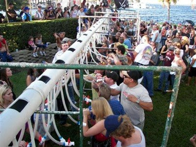 Dixie Biker on the Road: World's Largest Beer Bong - Sanford Bike Fest