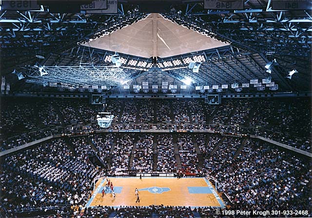UNC's Dean E. Smith Center: Then and Now- The Dean's Dome