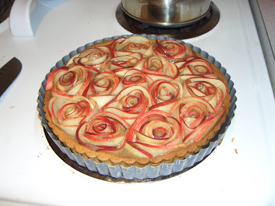 Red KitchenAid: Fruit Roses Tutorial (finally)