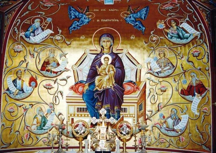 ΦΛΟΓΑ - ΚΥΡΙΟΥ: Οι χαιρετισμοί εις την Υπεραγίαν Θεοτόκον