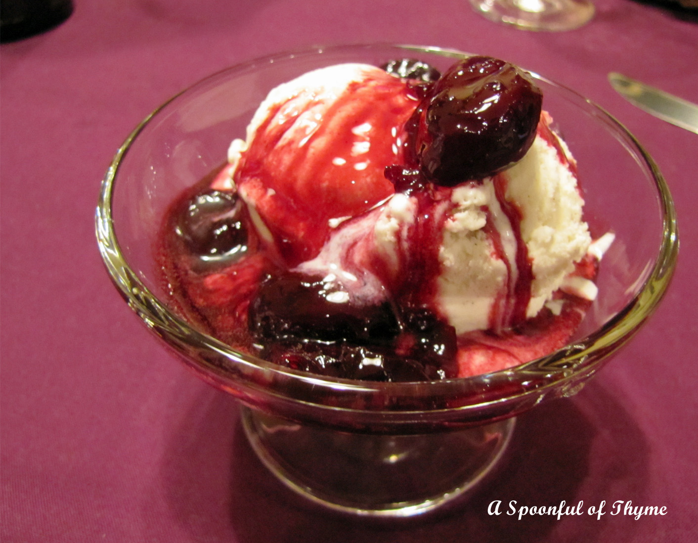Cherries in Red Wine Syrup