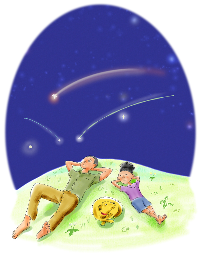 Light and Shade: Illustration Friday - Star Gazing