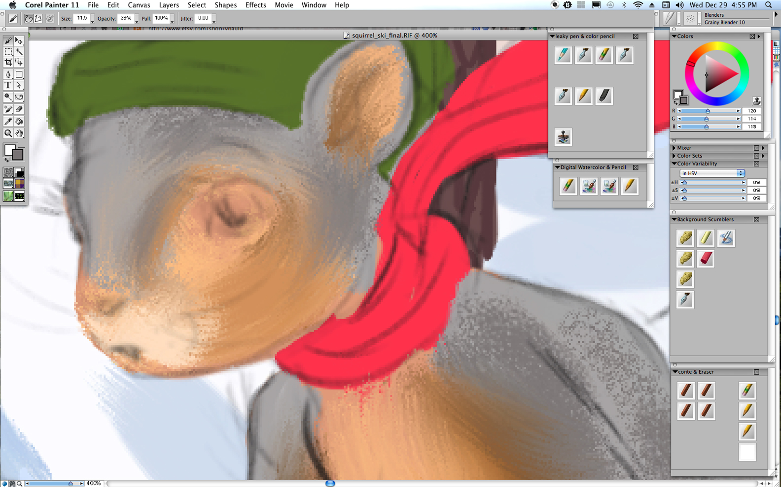 Light and Shade: Illustration Friday - Winter