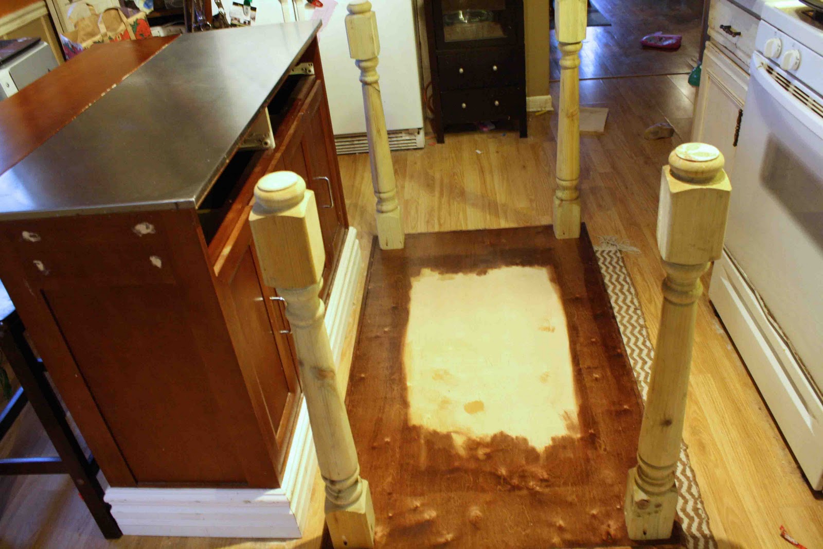 =*Superwoman*=: Kitchen Island Revamp