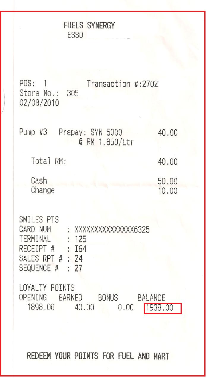 Petrol Percuma From Esso Tapi......