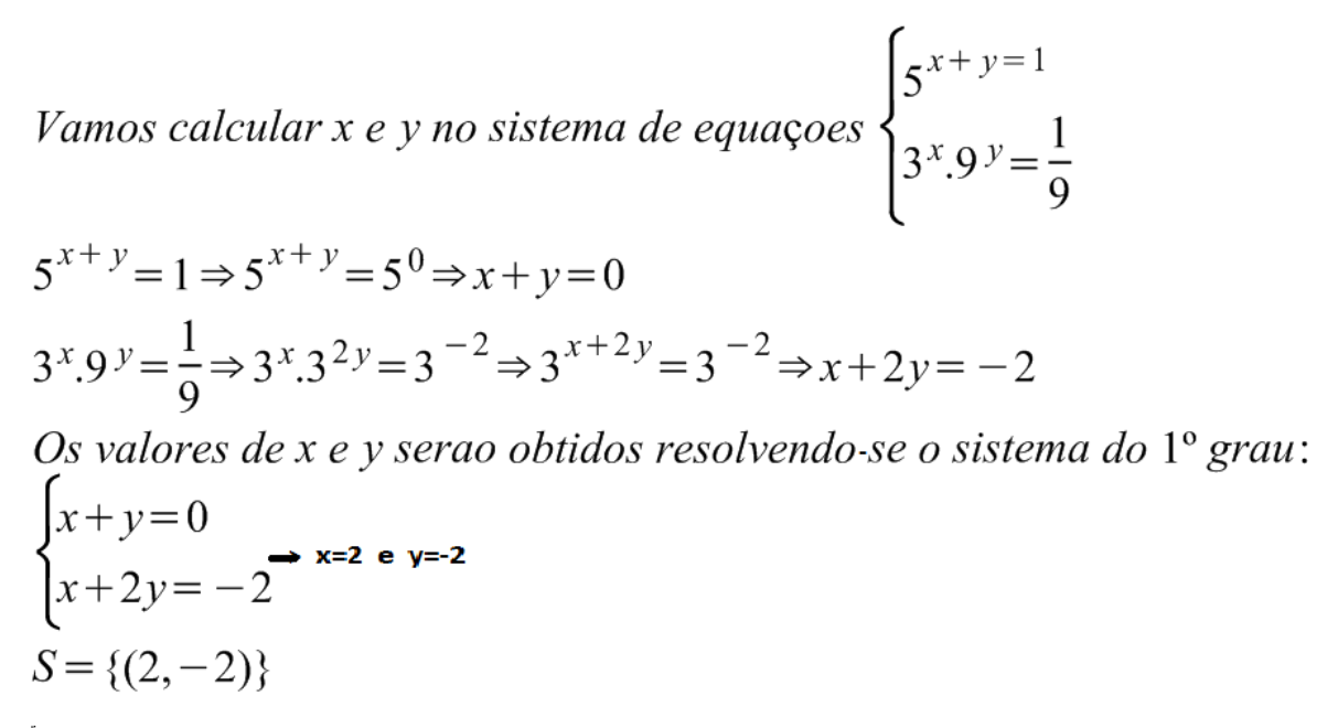 Equações Exponenciais