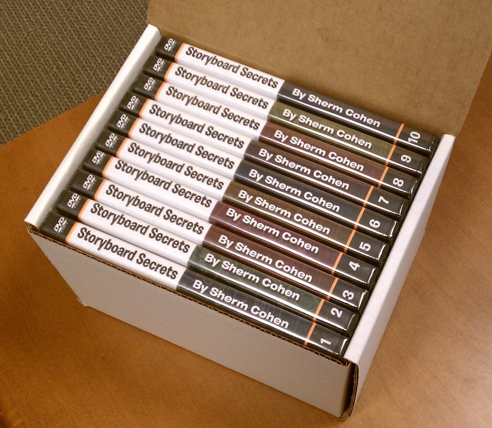 Cartoon SNAP: First-Ever Photos of the Storyboard Secrets 10-DVD Boxed Set