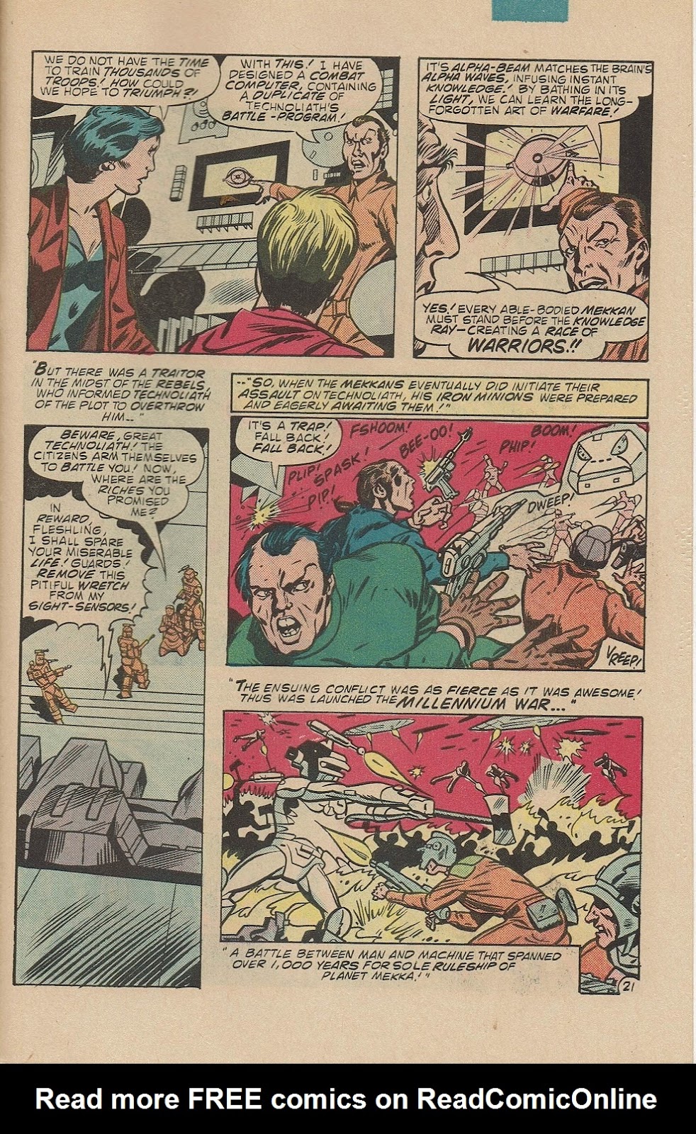 Read online ManTech Robot Warriors comic - Issue #2