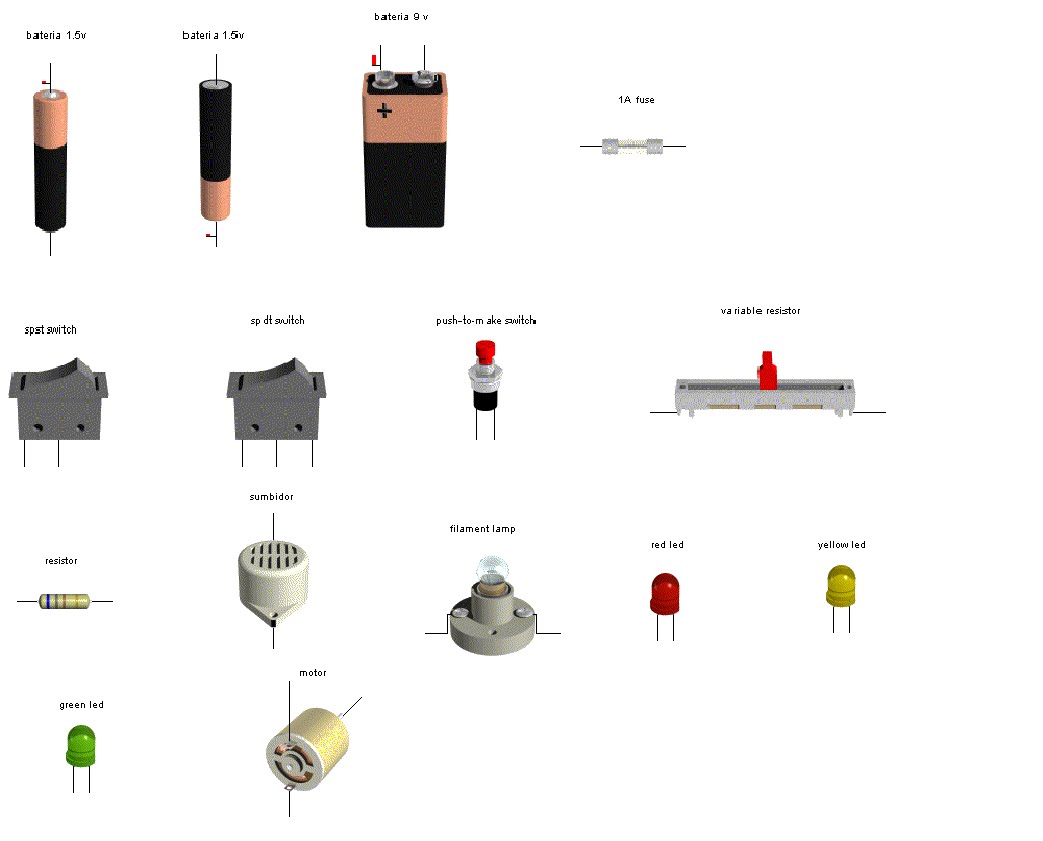 energy: montajes de circuito electrico