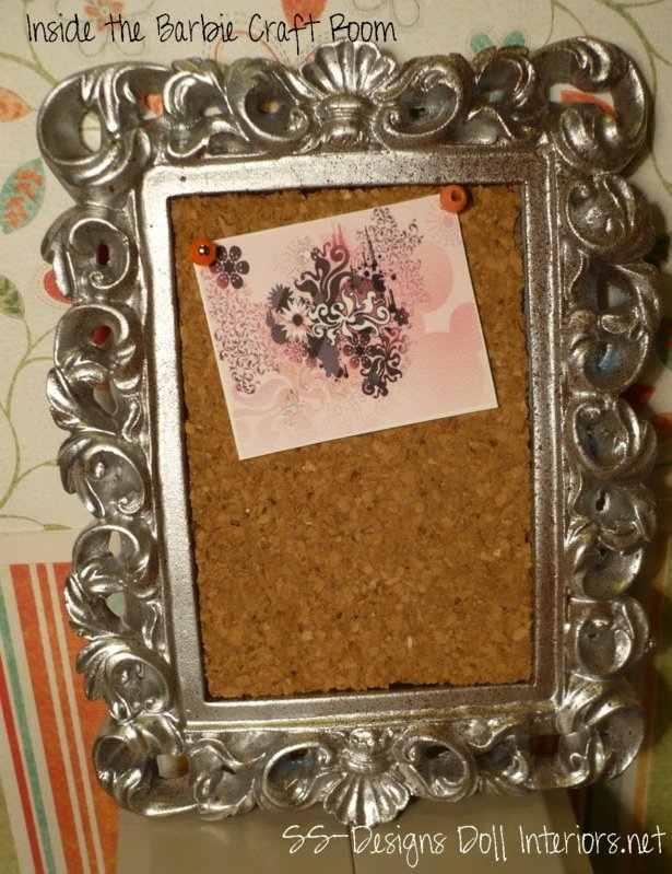 Inside The Barbie Craft Room: Barbie Craft Project: Bulletin Board