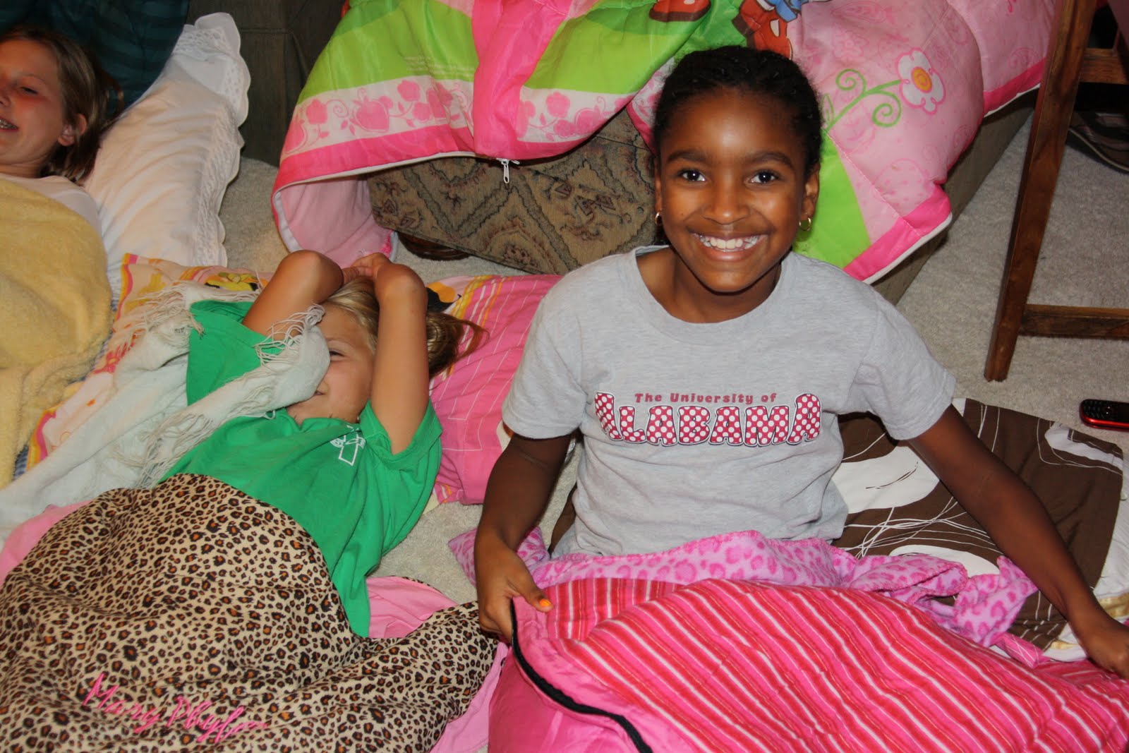 ECS Seniors 2011: 12th/6th Grade Girls Sleepover!