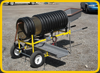 Fresh Start: Monday - TROMEL ROCK WASHER AND CONNECTED SLUICE