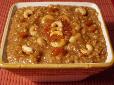 Sizzling Indian Recipes.....: Barley and Cracked Wheat Kheer/Payasam.