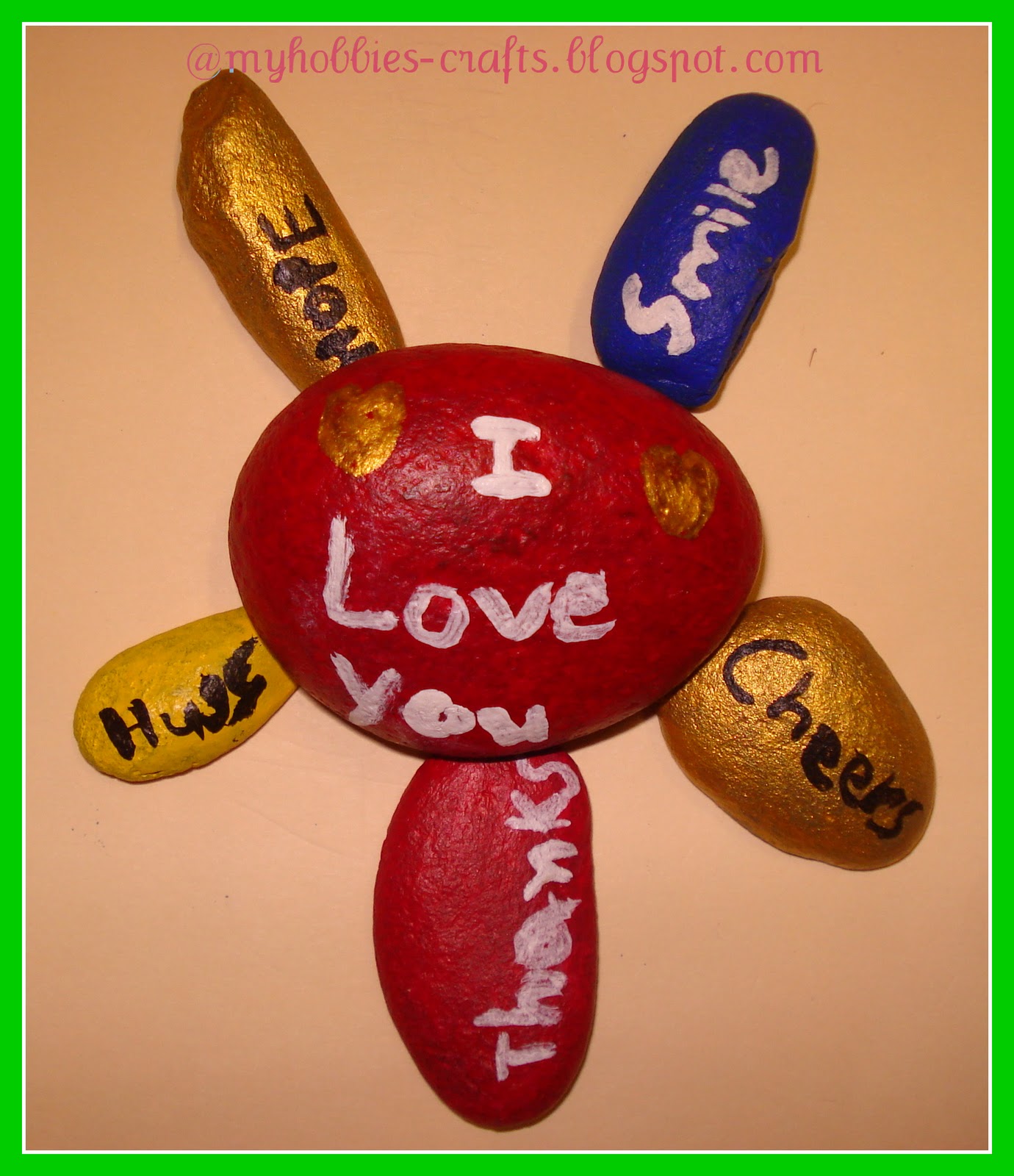 My Hobbies and Crafts: Message Rocks ~ Rock Painting