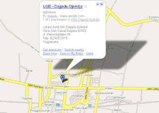 Yogyakarta Maps: Dagadu Yogya