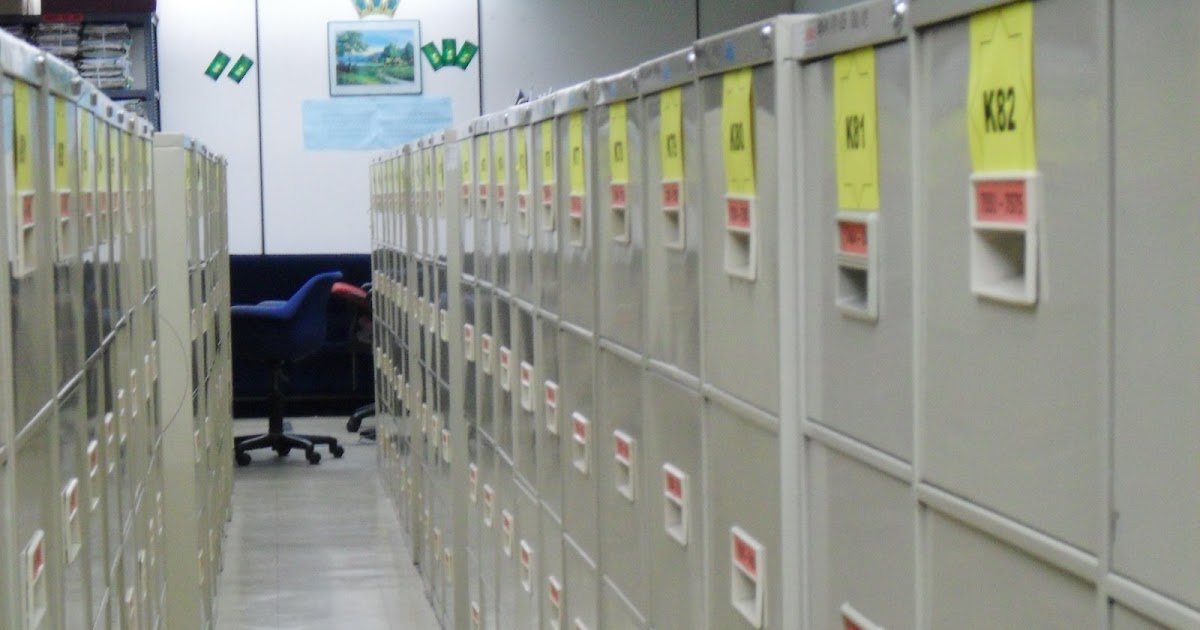 Unit Kemudahan & Persaraan: Bilik Fail Sulit