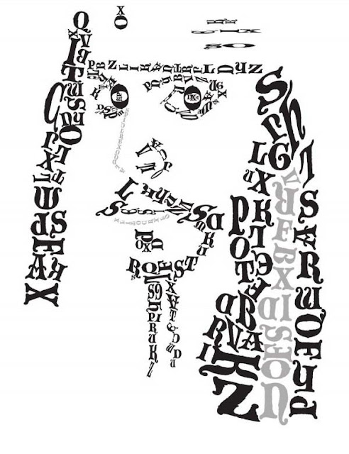 fundudes: Cool Stunning Typography Portraits of Celebrities