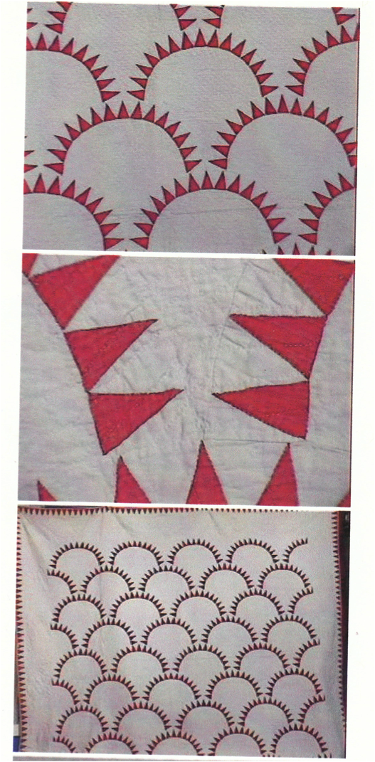 Quilt History Reports: The Clamshell/Pickle Dish Pattern