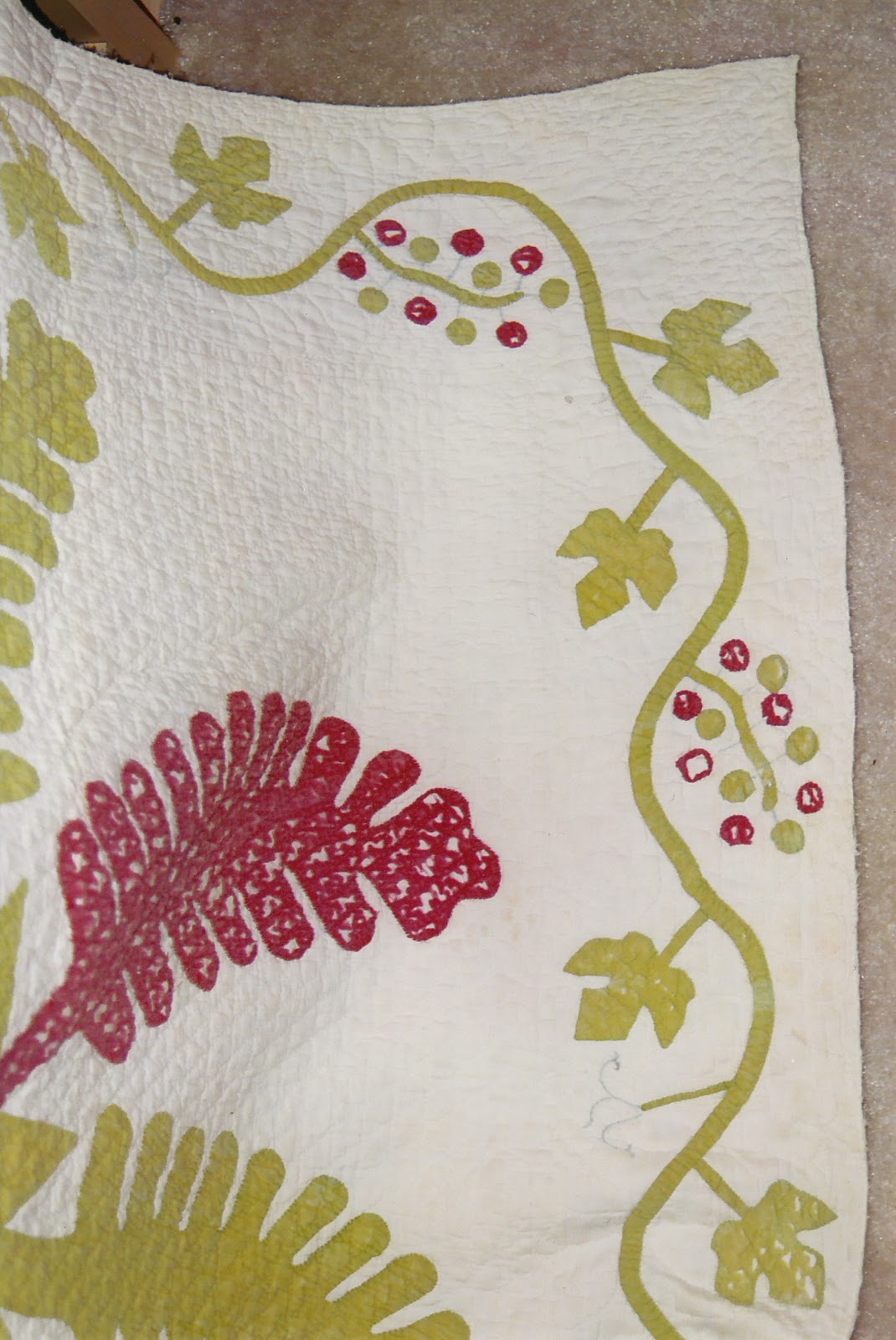 Quilt History Reports: Red and Green - Part 1