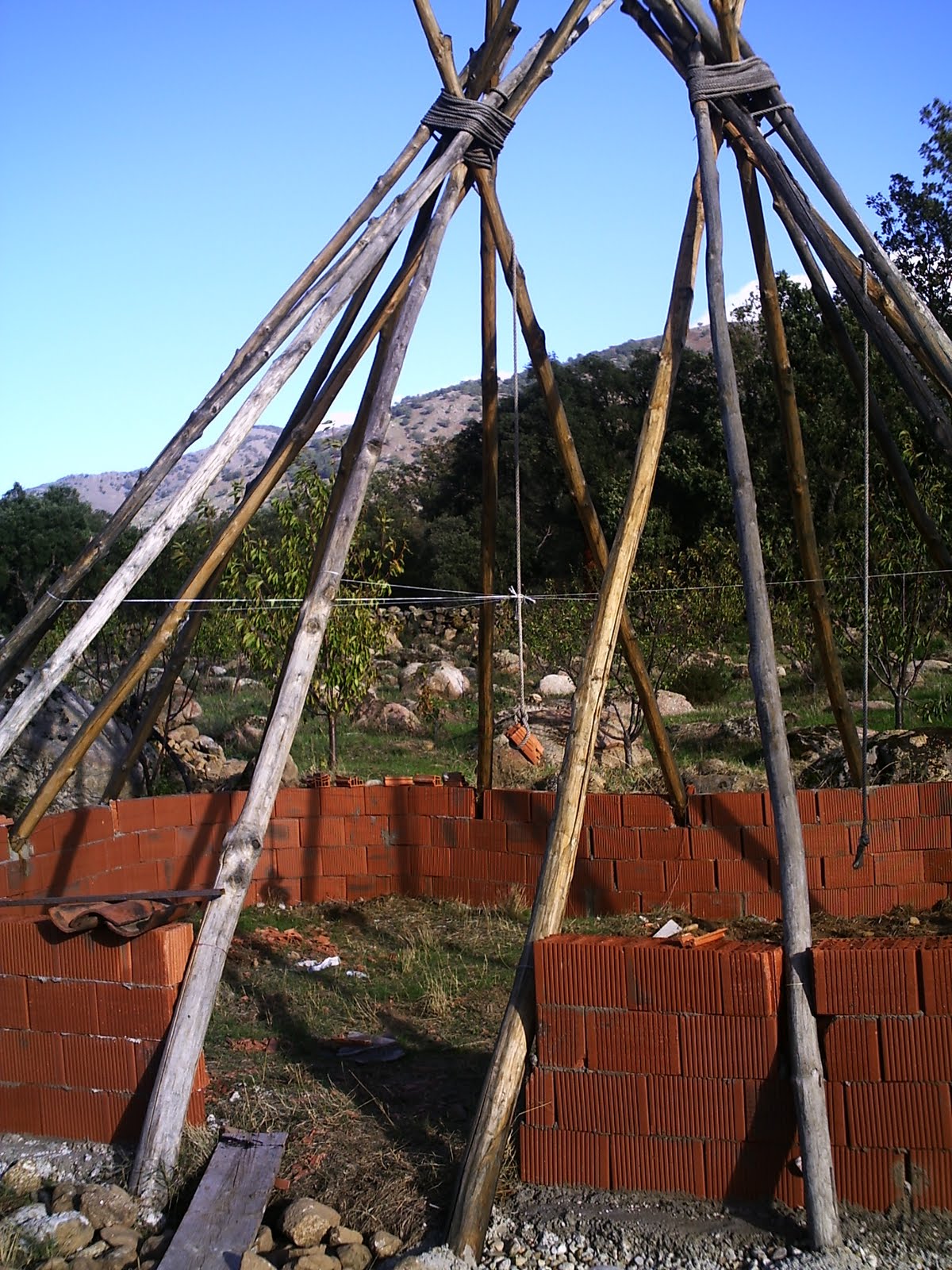 El tipi del bosque...: Tipi doble